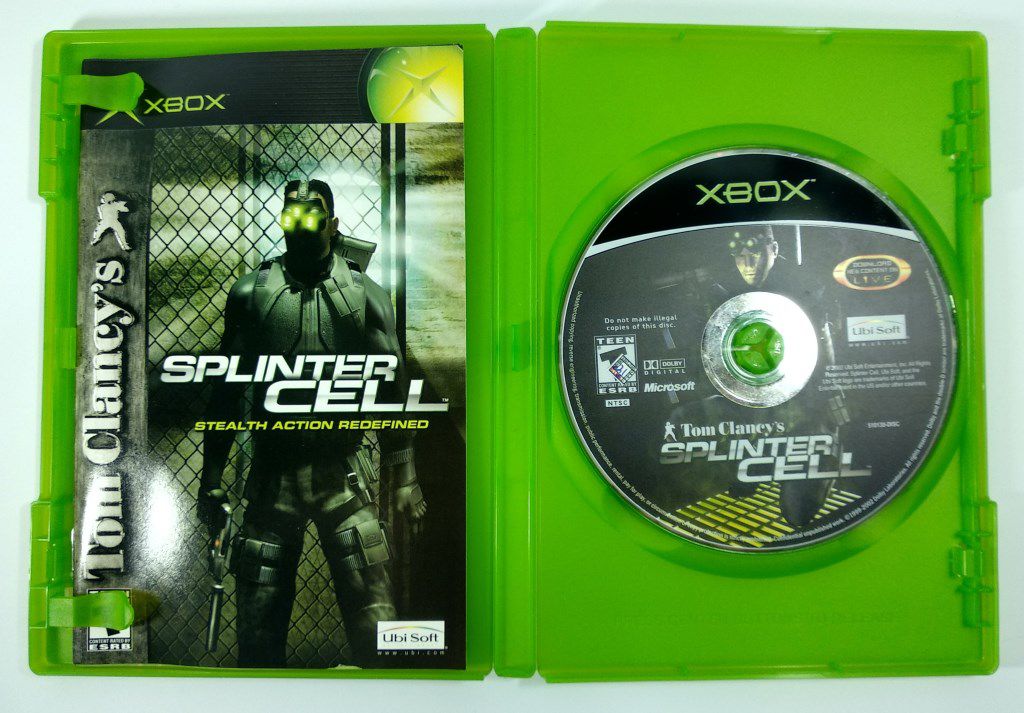 Splinter Cell Original - Xbox Clássico - Sebo dos Games - Games Antigos ...
