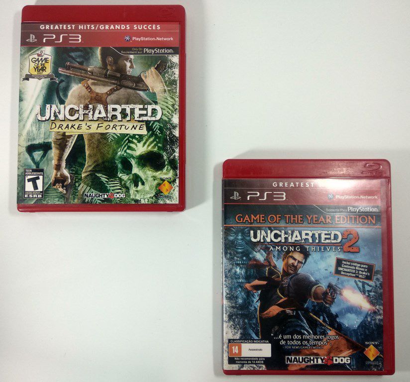 Uncharted Dual Pack - PS3 - Sebo dos Games - Games Antigos e Usados dos ...