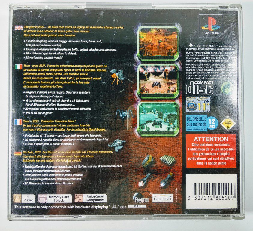 Jogo Infestation Original [EUROPEU] - PS1 ONE - Sebo dos Games - Games ...