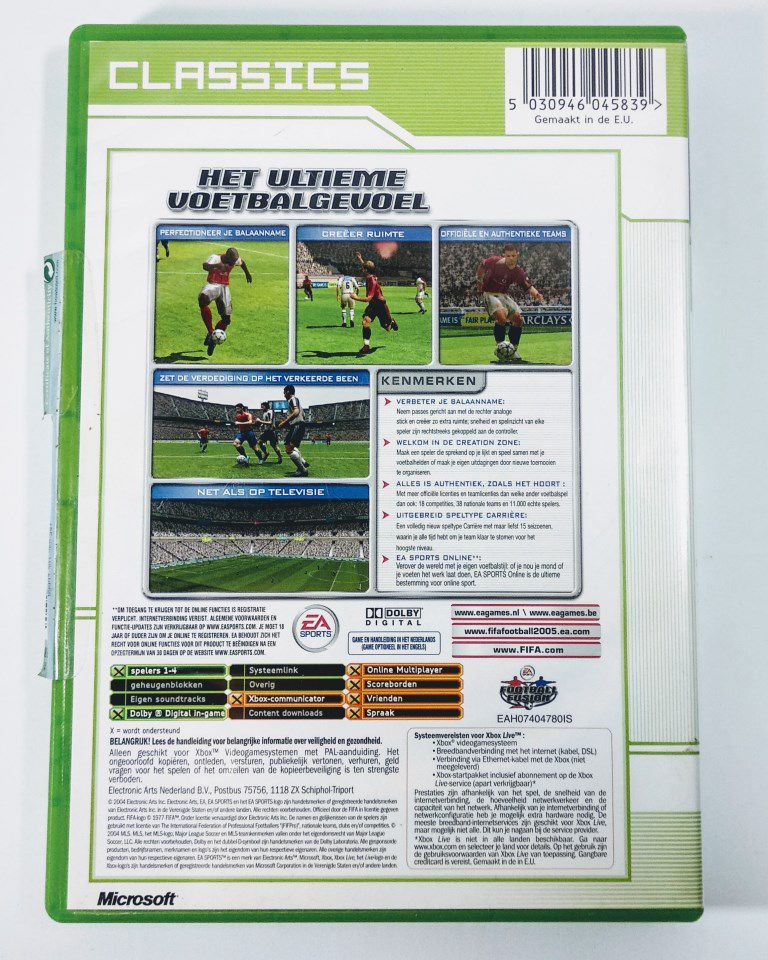 Jogo Fifa Football 2005 Original [EUROPEU] - Xbox Clássico - Sebo dos Games - Games Antigos e ...