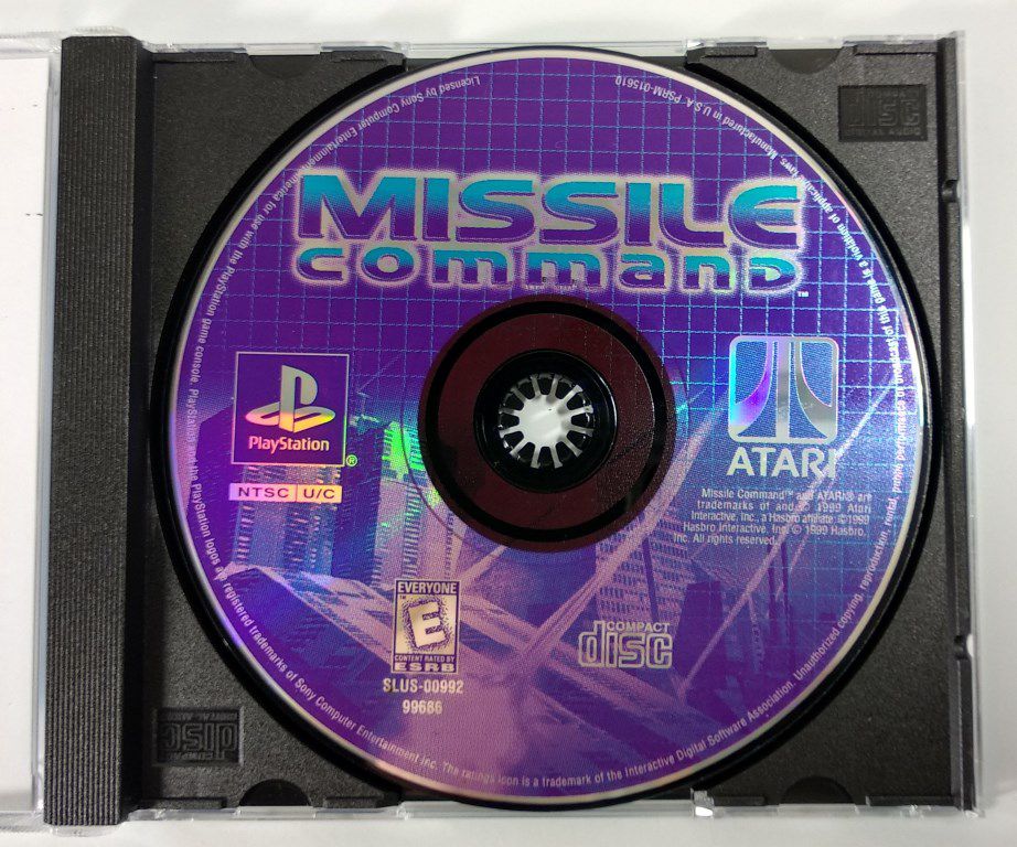 Missile Command Original - PS1 ONE - Sebo dos Games - Games Antigos e ...