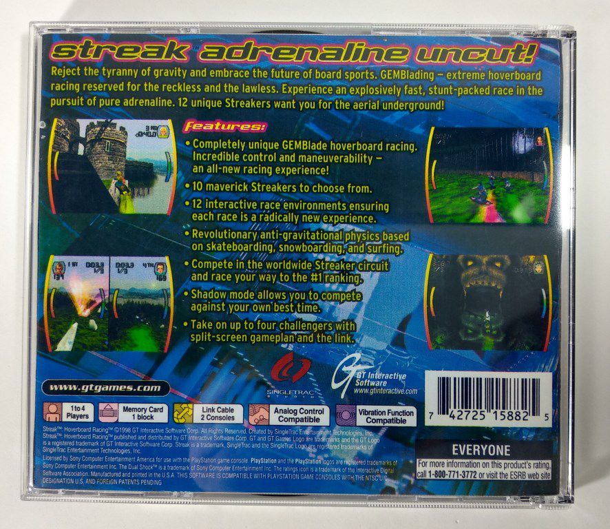 Streak Original - PS1 ONE - Sebo dos Games - Games Antigos e Usados dos ...