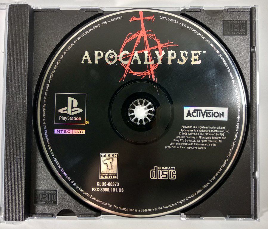 Apocalypse Original - PS1 ONE - Sebo dos Games - Games Antigos e Usados ...