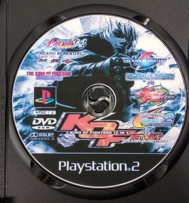 The King of Fighters 10 in 1 - PS2 - Sebo dos Games - Games Antigos e ...