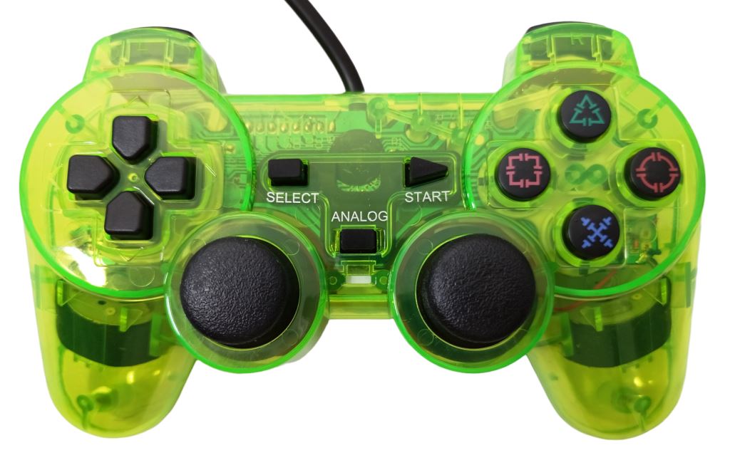 Controle transparente (Verde) - PS1 ONE/ PS2 - Sebo dos Games - Games ...