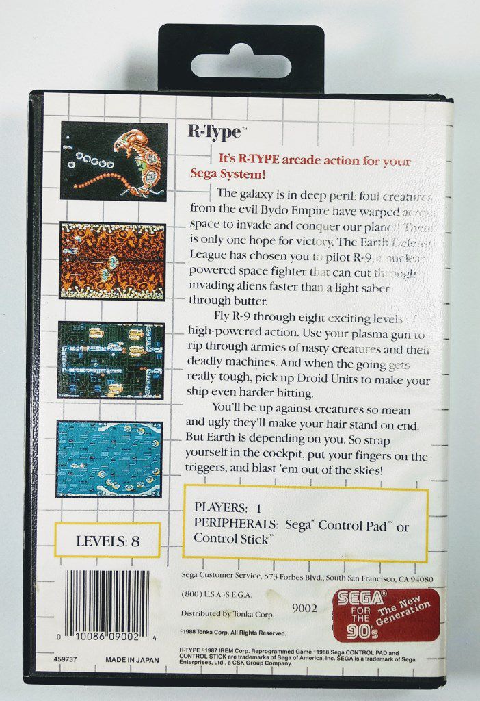 R-Type - Master System - Sebo dos Games - Games Antigos e Usados dos ...