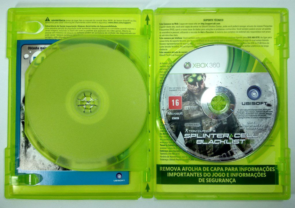 Splinter Cell Blacklist - Xbox 360 - Sebo dos Games - Games Antigos e ...