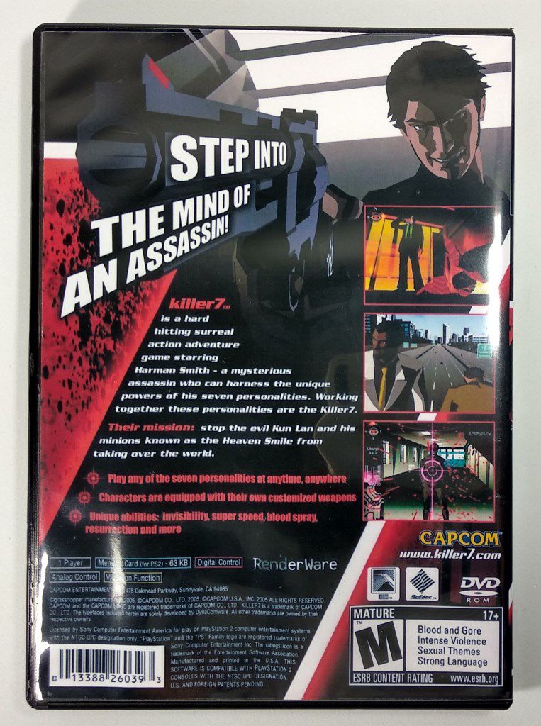 Killer 7 [REPRO-PACTH] - PS2 - Sebo dos Games - Games Antigos e Usados ...