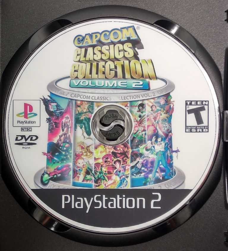 Capcom Classics Collection Vol 2 [REPRO-PACTH] - PS2 - Sebo dos Games ...