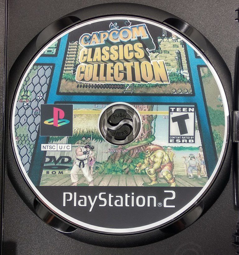 Capcom Classics Collection [REPRO-PACTH] - PS2 - Sebo dos Games - Games ...