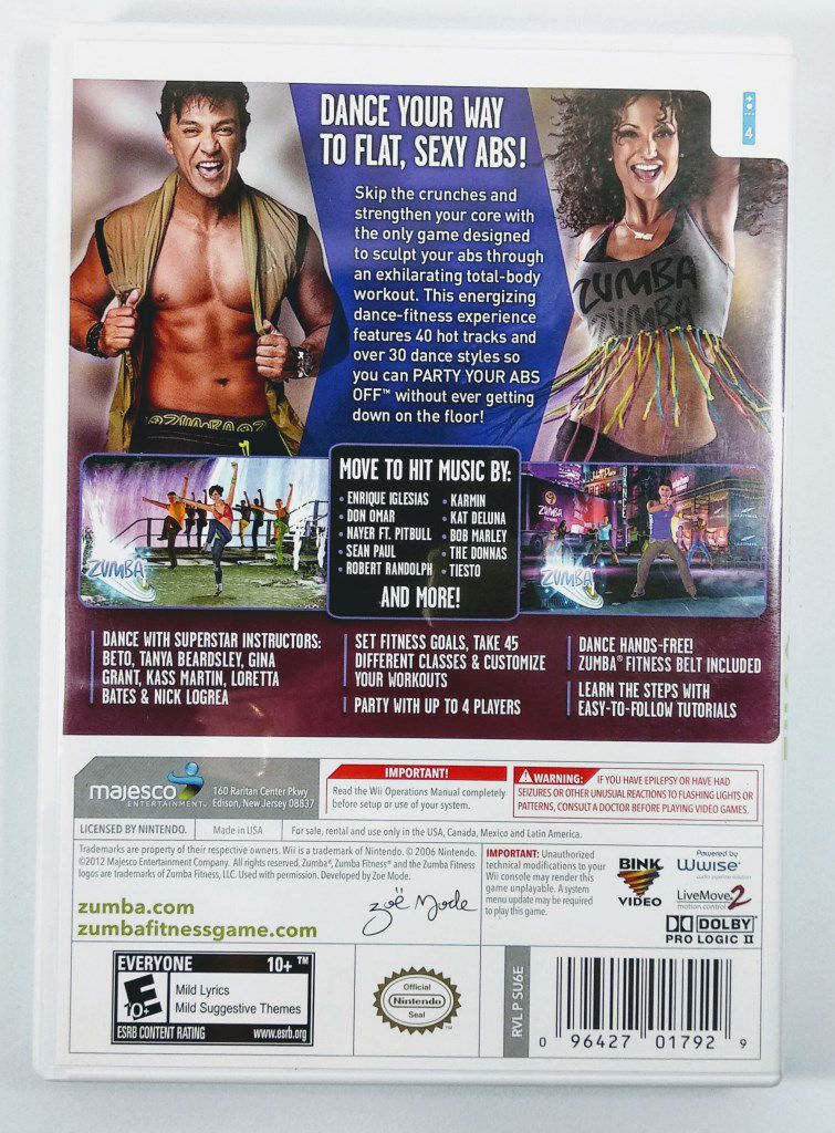 Jogo Zumba Fitness Core - Wii - Sebo dos Games - Games Antigos e Usados ...