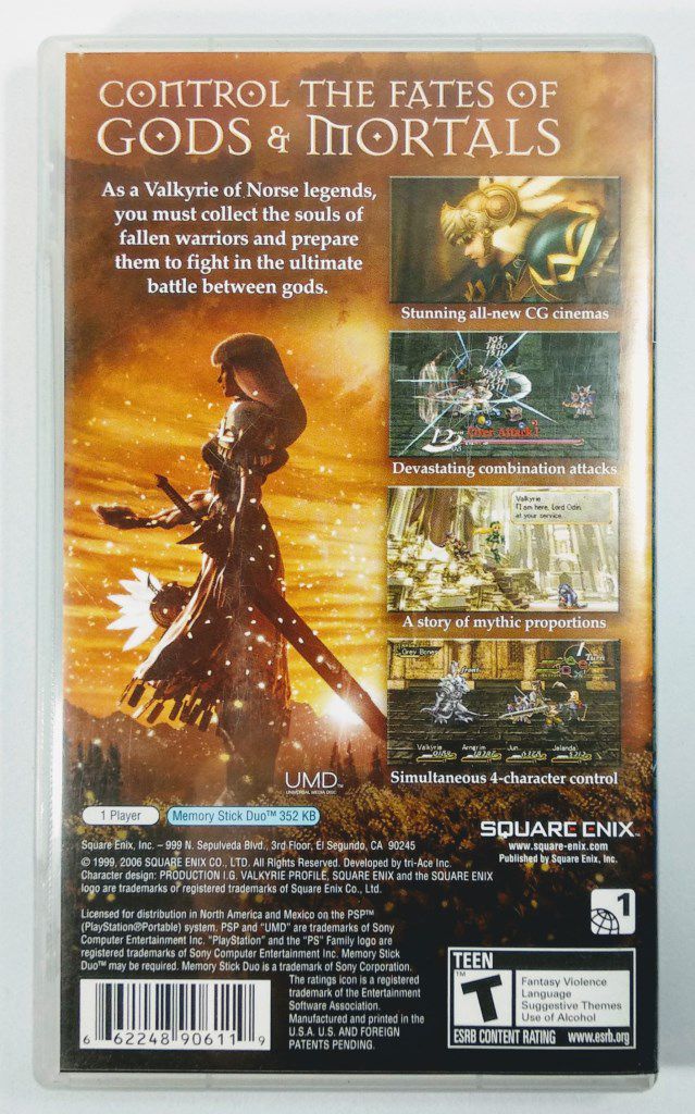 Jogo Valkyrie Profile Lenneth Original - PSP - Sebo dos Games - Games ...