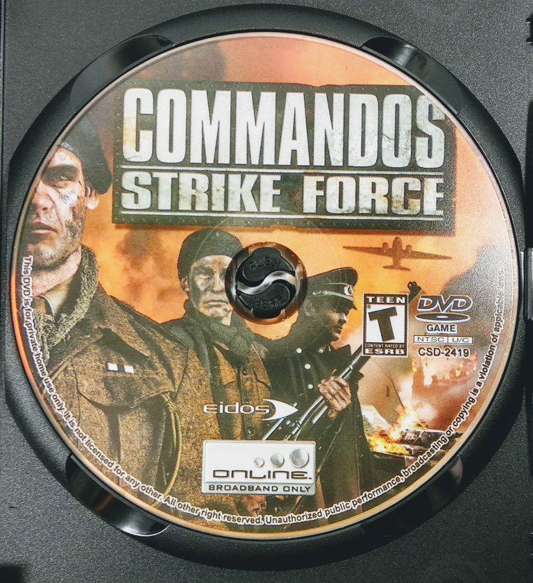 Commandos Strike Force [REPRO-PACTH] - PS2 - Sebo dos Games - Games ...