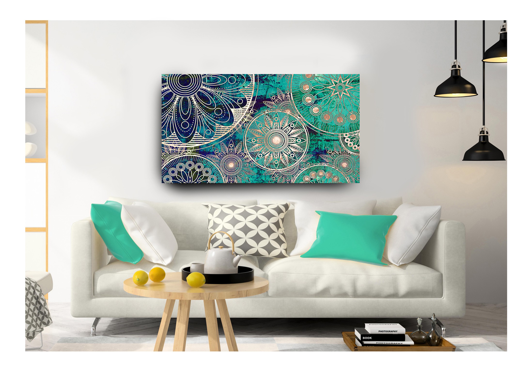 Quadro Mandala, Quadro Decorativo, Quadro para sala, quadro quarto ...
