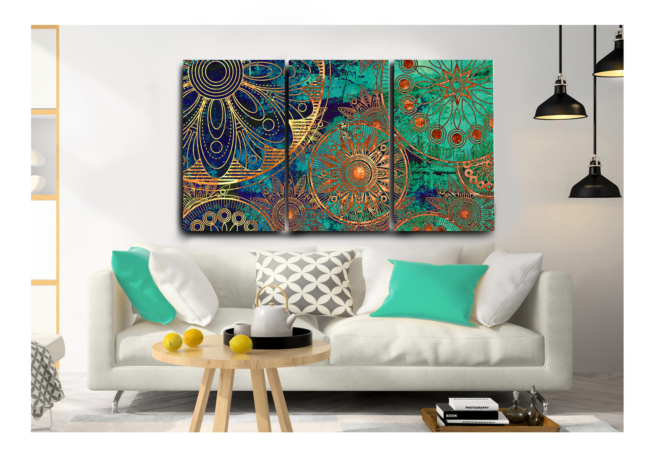 Quadro Mandala, Quadro Decorativo, Quadro para sala, quadro quarto ...