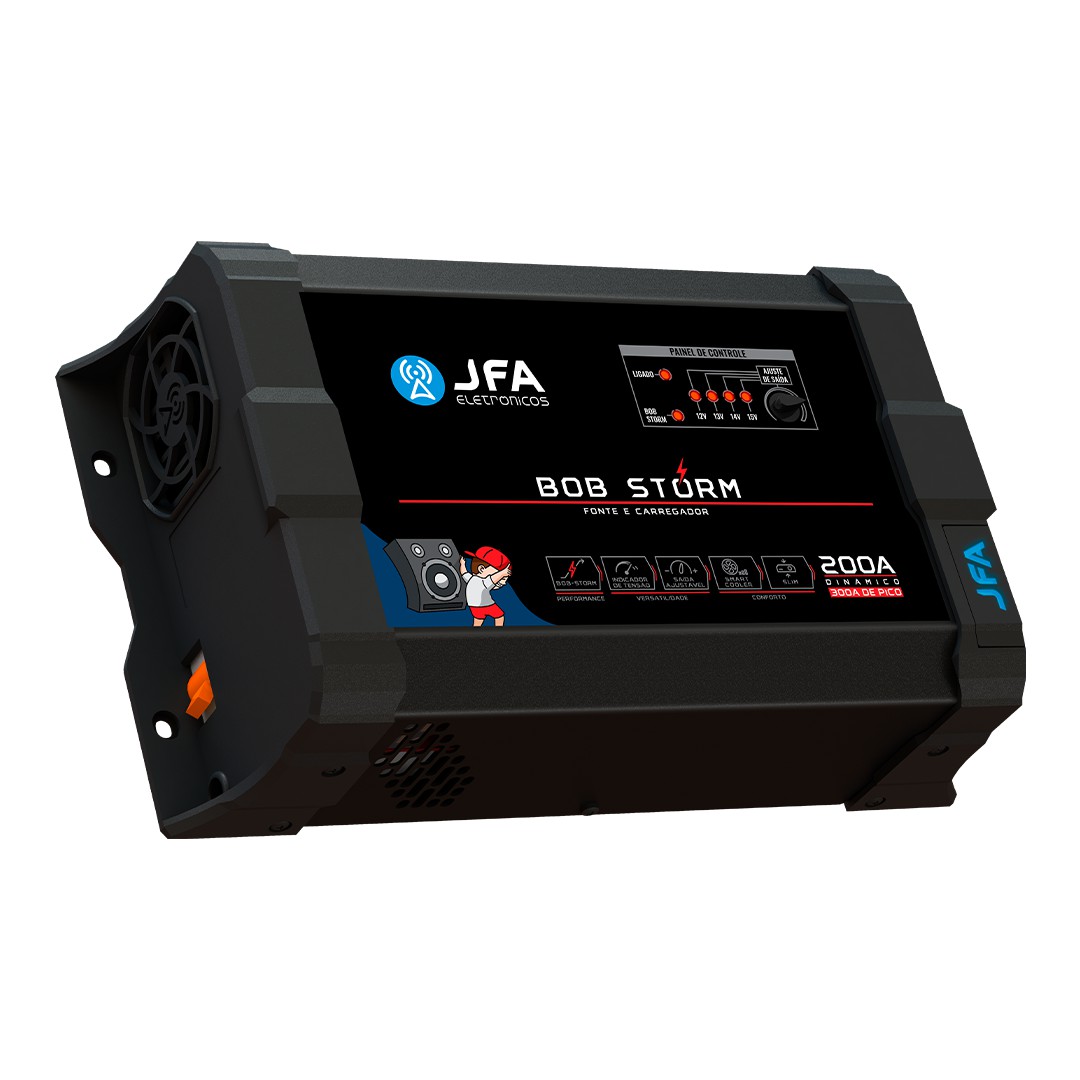 Fonte e Carregador JFA 200A Bob Storm | Compre na G2 Distribuidora. - Distribuidora G2
