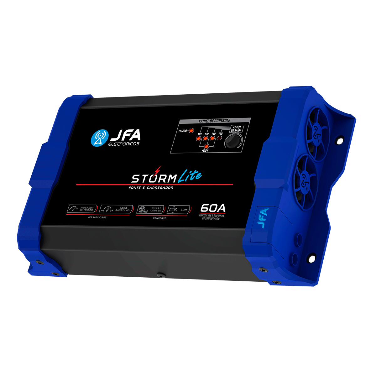 Fonte e Carregador JFA 60A Storm Lite | Compre na G2 Distribuidora. - Distribuidora G2