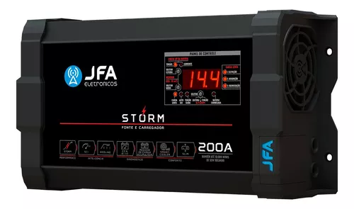 Fonte E Carregador JFA 200A Storm Mono | Compre na G2 Distribuidora. - Distribuidora G2