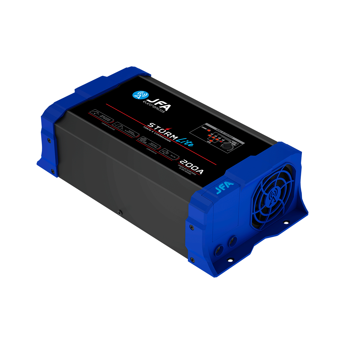 Fonte e Carregador JFA 200A Storm Lite | Compre na G2 Distribuidora. - Distribuidora G2