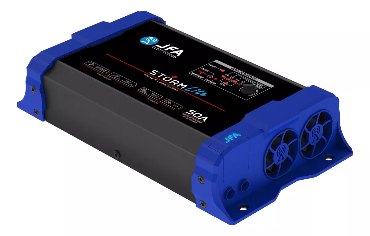 Fonte e Carregador JFA 50A Storm Lite | Compre na G2 Distribuidora. - Distribuidora G2