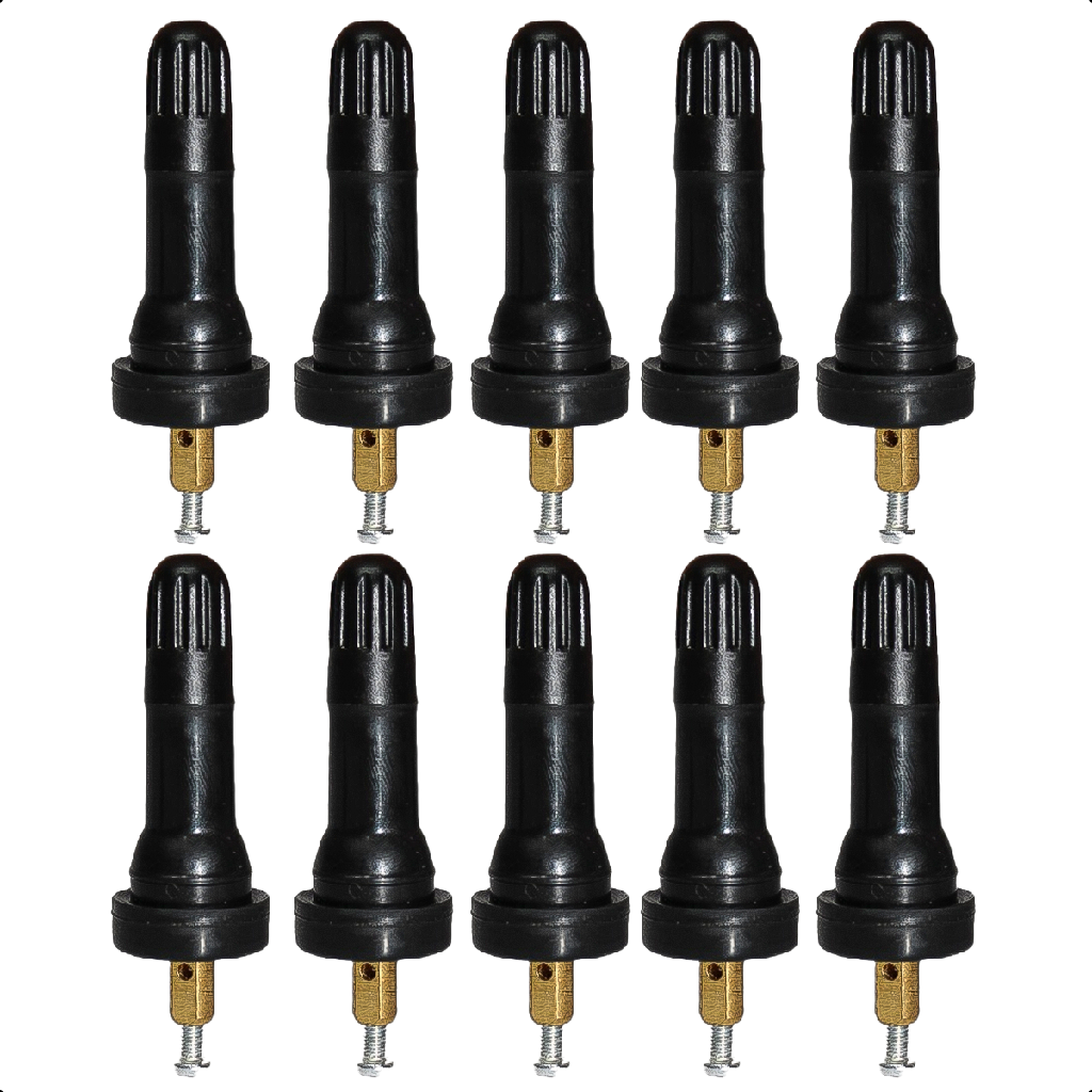Kit 10 Bicos Válvula P/ Pneu Roda Sem Câmara C/Sensor Tpms - Loja das Ferramentas Online