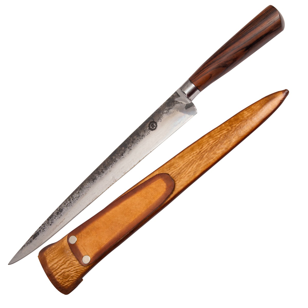 Faca Forjada 10" Botão Liso - Armazém Artesano | Artigos de Cutelaria ...