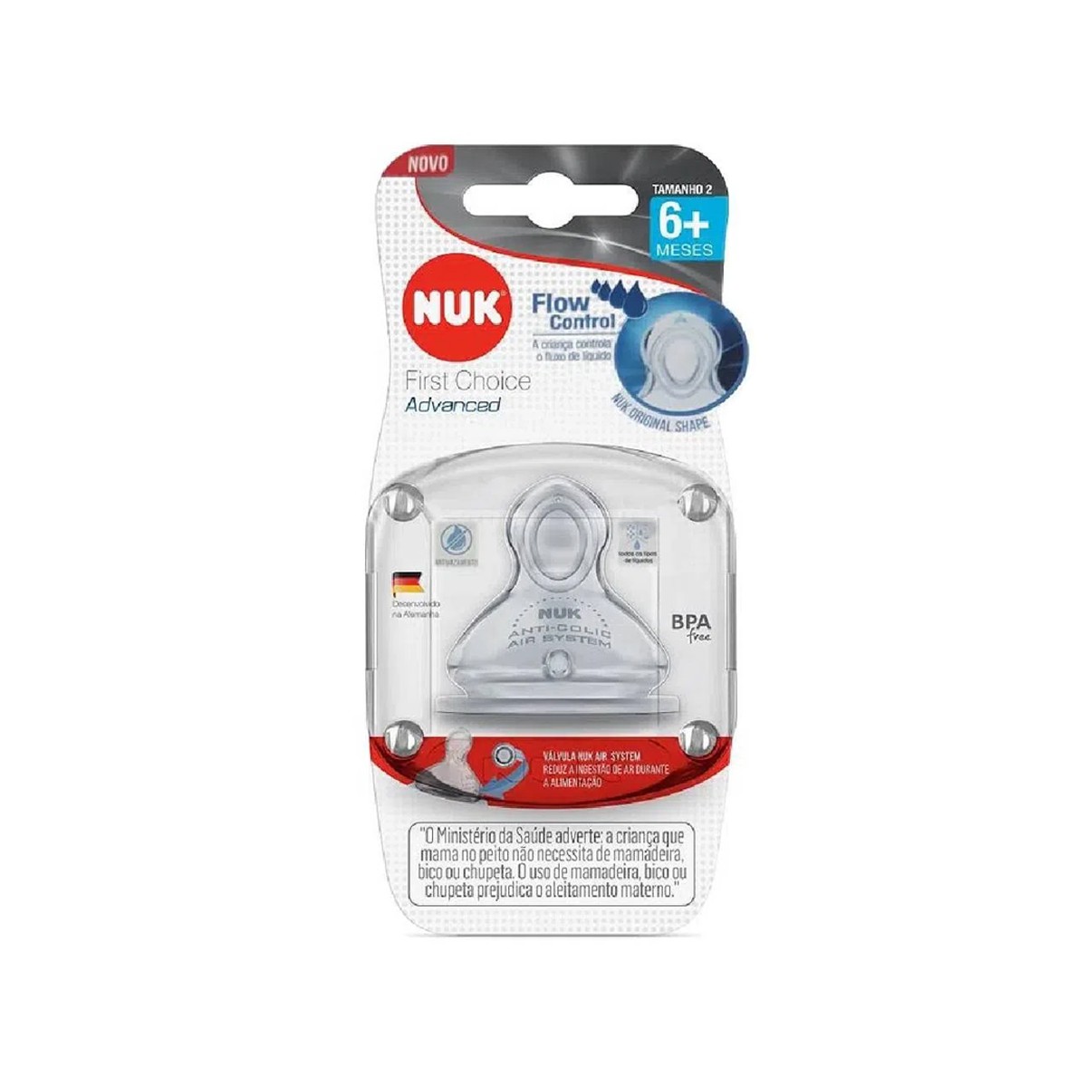 Bico Para Mamadeira FC Advanced Flow Control – NUK - Medical | Produtos ...