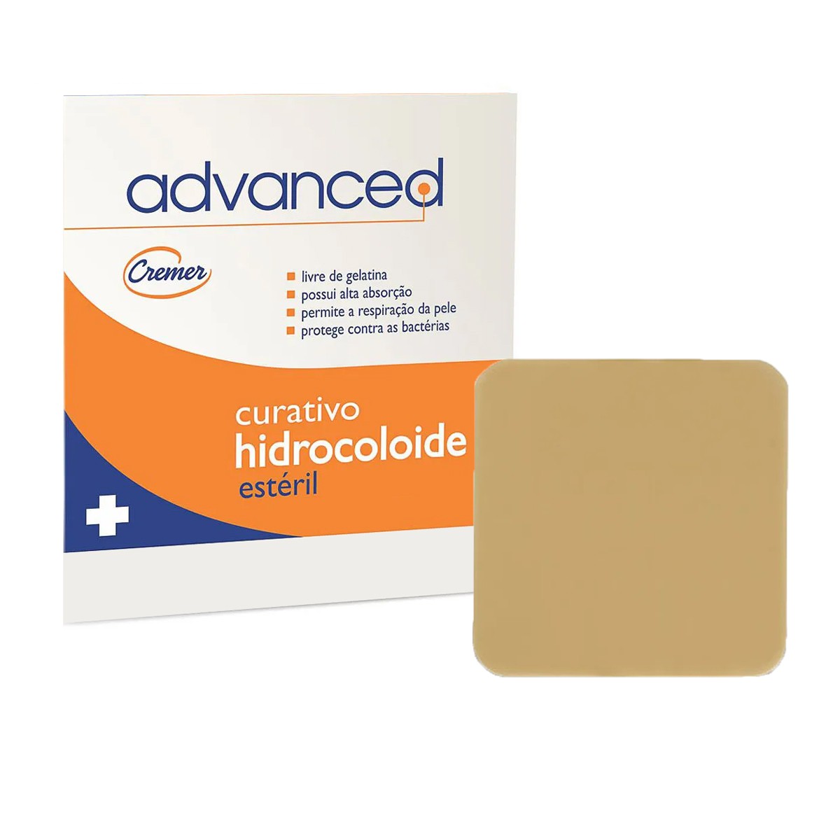 Curativo Hidrocoloide Advanced Regular (01 und) - (15cm x 15cm ...
