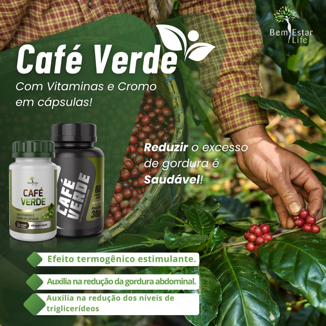 Café Verde 60 Cápsulas - Classe Bem Estar - Vitaminas e Suplementos ...