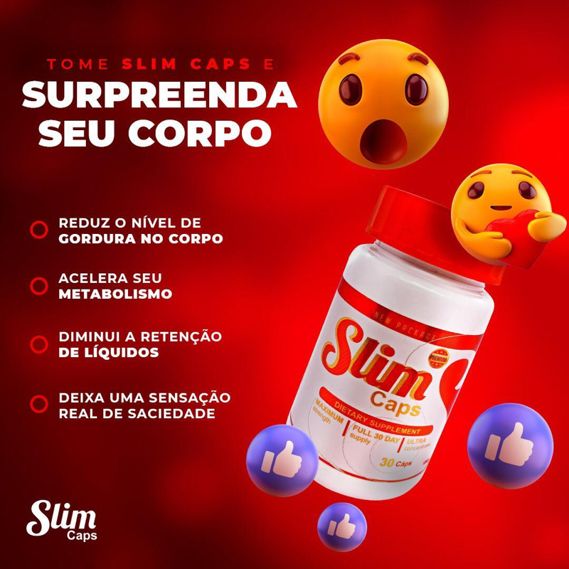 Slim Caps - 30 Cápsulas - Classe Bem Estar - Vitaminas e Suplementos ...