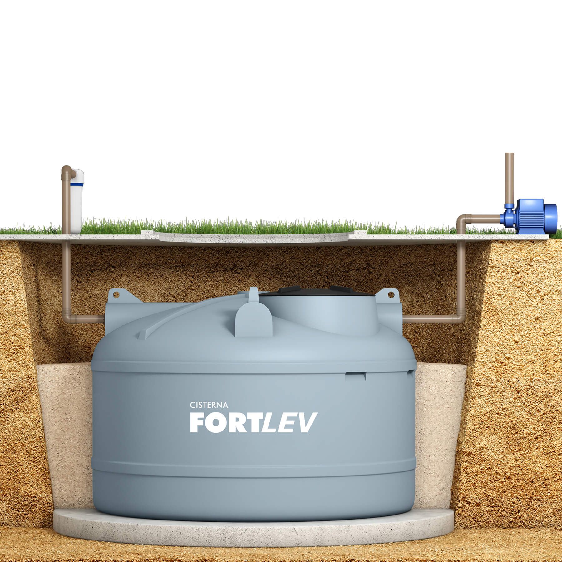 Cisterna Fortlev 3000L - Guemat | Ferramentas, Lar e Construção