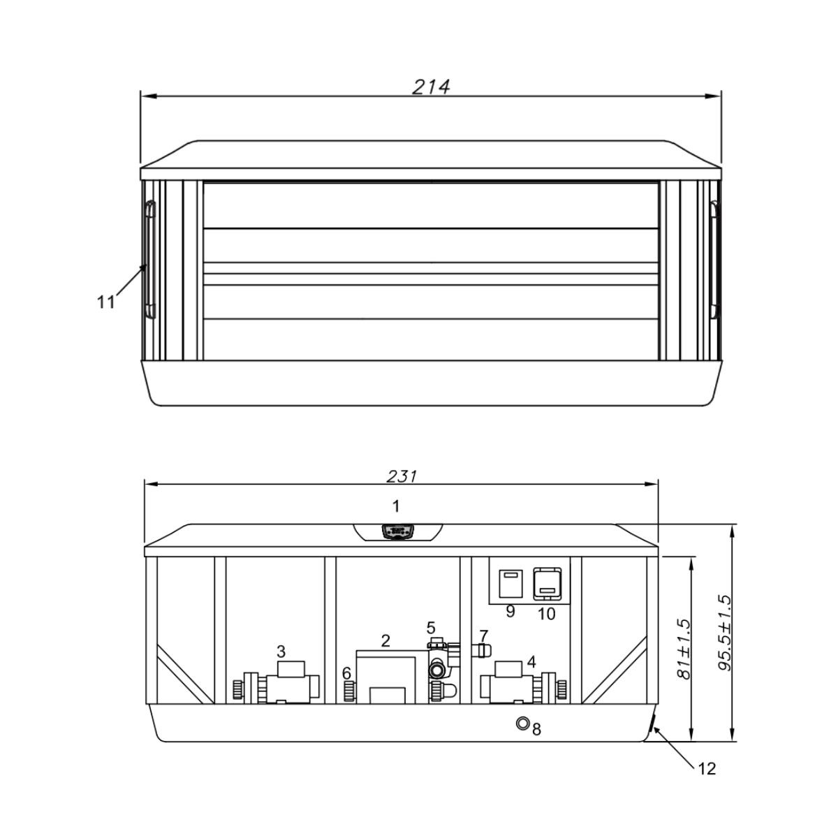 Spa Hidromassagem J355 W/Stereo 60HZ Jacuzzi | Guemat - Guemat ...
