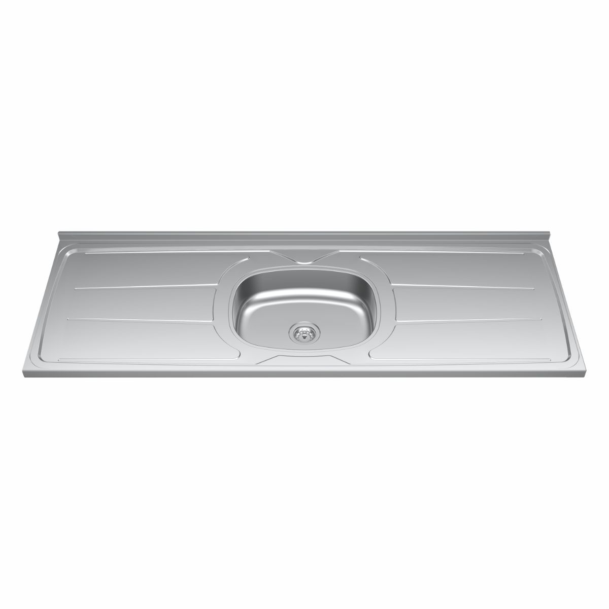 Pia de Inox 150cm com Base de Concreto Pia Plus 30 Ghelplus | Guemat ...