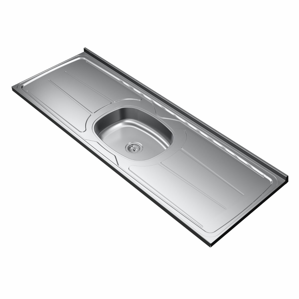 Pia de Inox 150cm com Base de Concreto Pia Plus 30 Ghelplus | Guemat ...