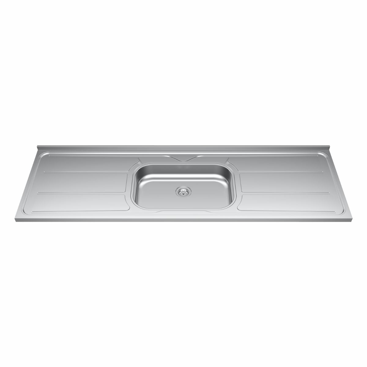Pia de Inox 180cm com Base de Concreto Pia Plus 30 Ghelplus | Guemat ...