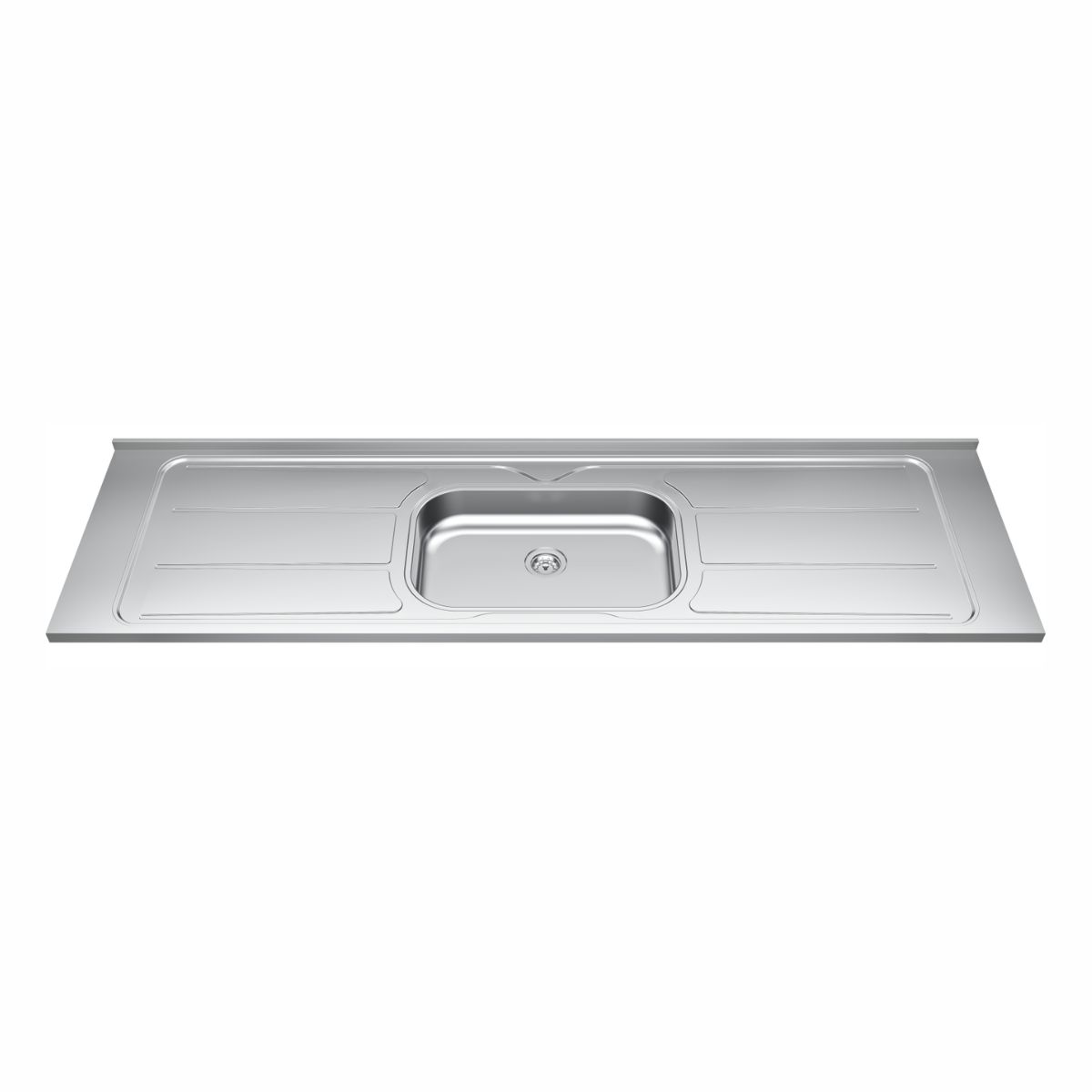 Pia de Inox 200cm com Base de Concreto Pia Plus 30 Ghelplus | Guemat ...