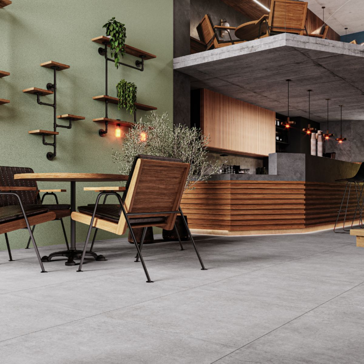 Porcelanato Max Cemento Grigio Sanity Acetinado 71x71 71204 Embramaco ...