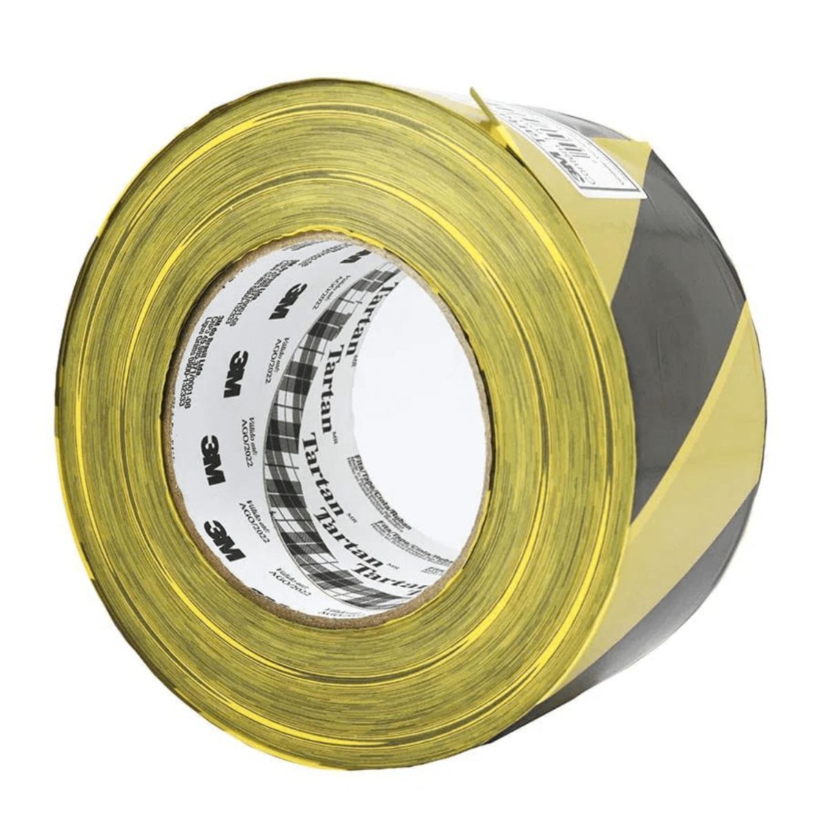 Fita Zebrada para Sinalização sem Adesivo 70mm x 200m Amarela e Preta ...
