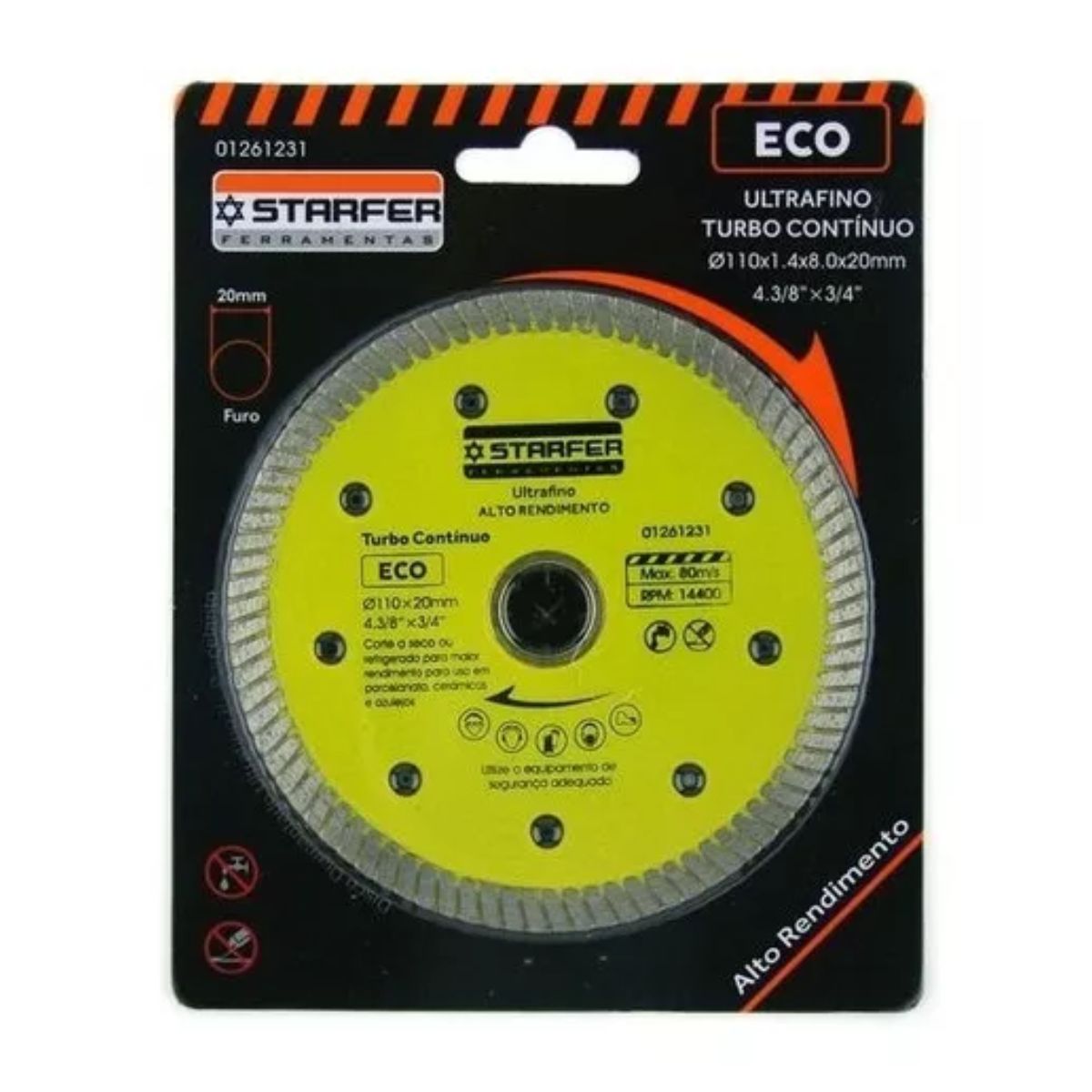 Disco Diamantado Eco Porcelanato Starfer - Guemat | Ferramentas, Lar e ...
