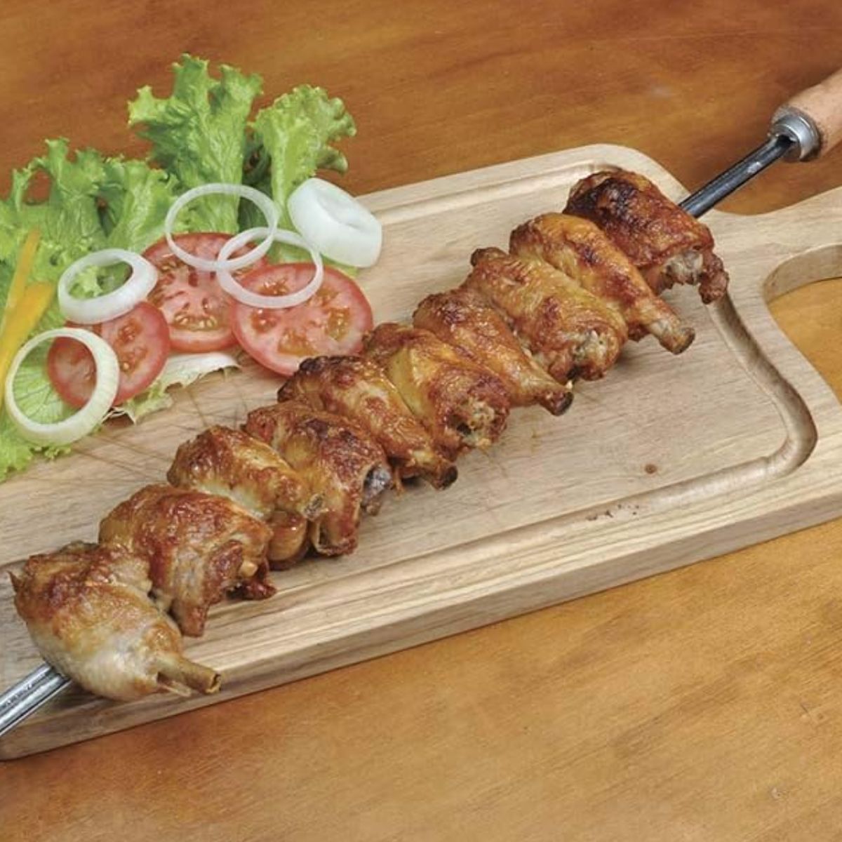 Espeto Simples para Churrasco 55CM 3201 Mor 632016 - Guemat ...