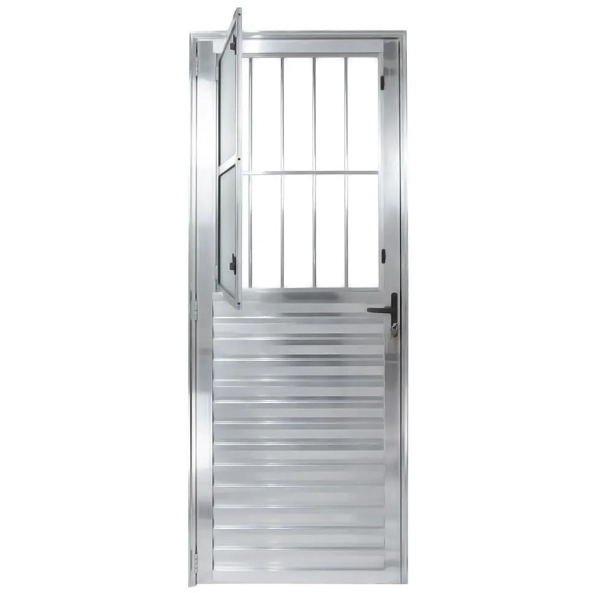Porta Postigo 210x80 Direita Alumínio Brilhante VMBOR 5822 Esquadrisul ...