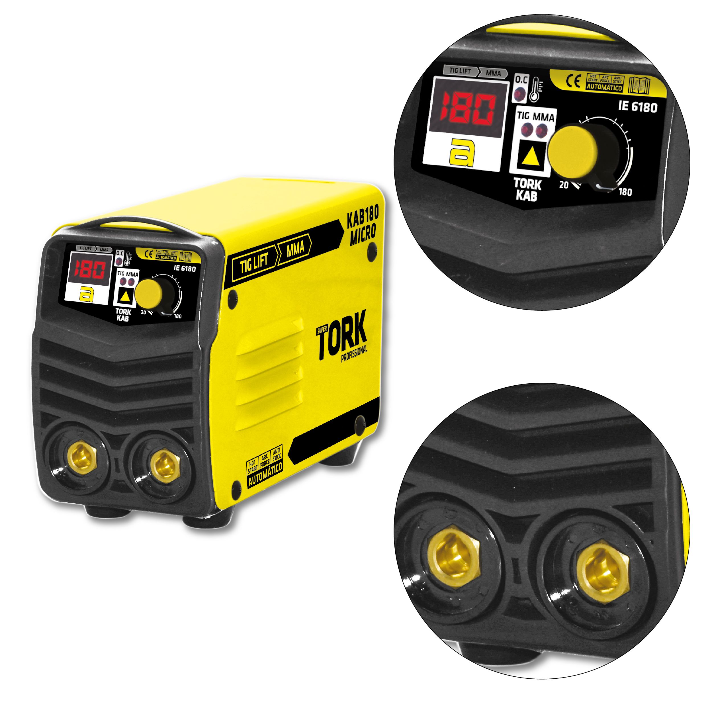 Inversor de Solda IE-6180 180A Mascara De Solda MSEA-901 | Guemat ...