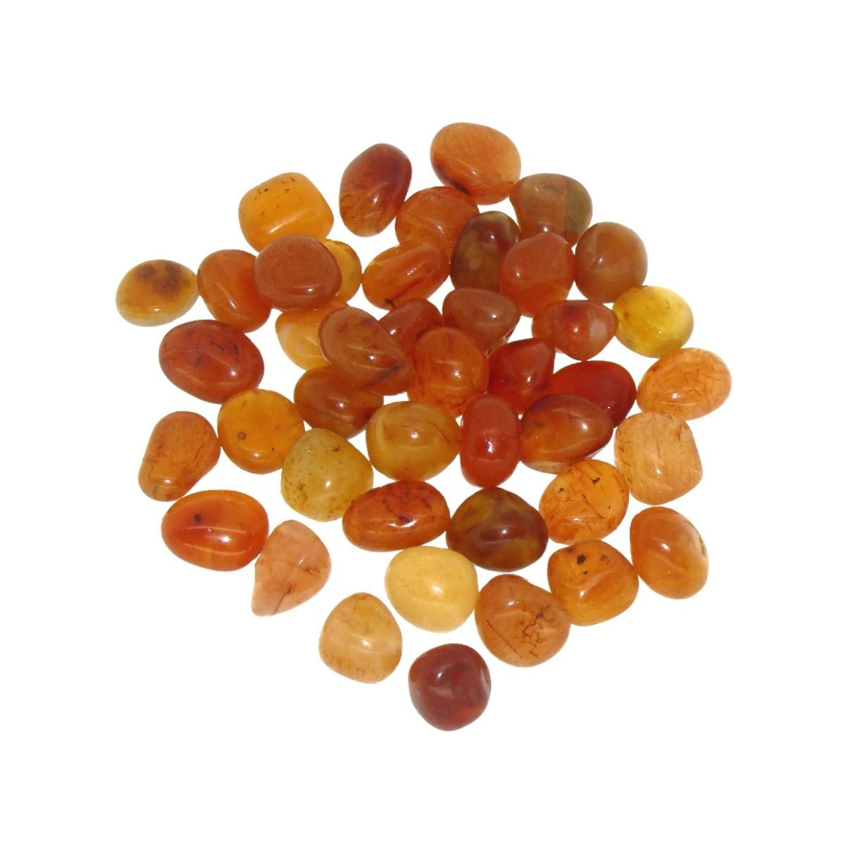 Ágata Cornalina Rolada 1kg - de 0,5 a 2 centímetros - Soledade - RS