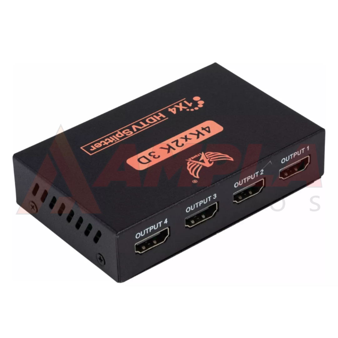 SPLITTER HDMI 1X4 4K FULL HD - Ampla Cabos Network