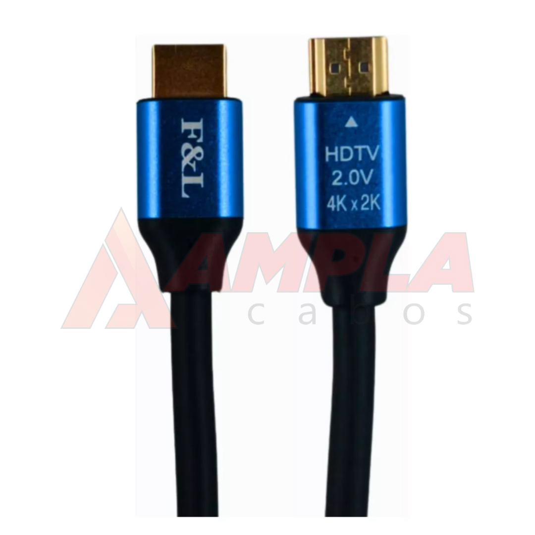 Cabo HDMI 2.0 Blindado 4K 10m - Experiência Visual Imersiva - Ampla ...