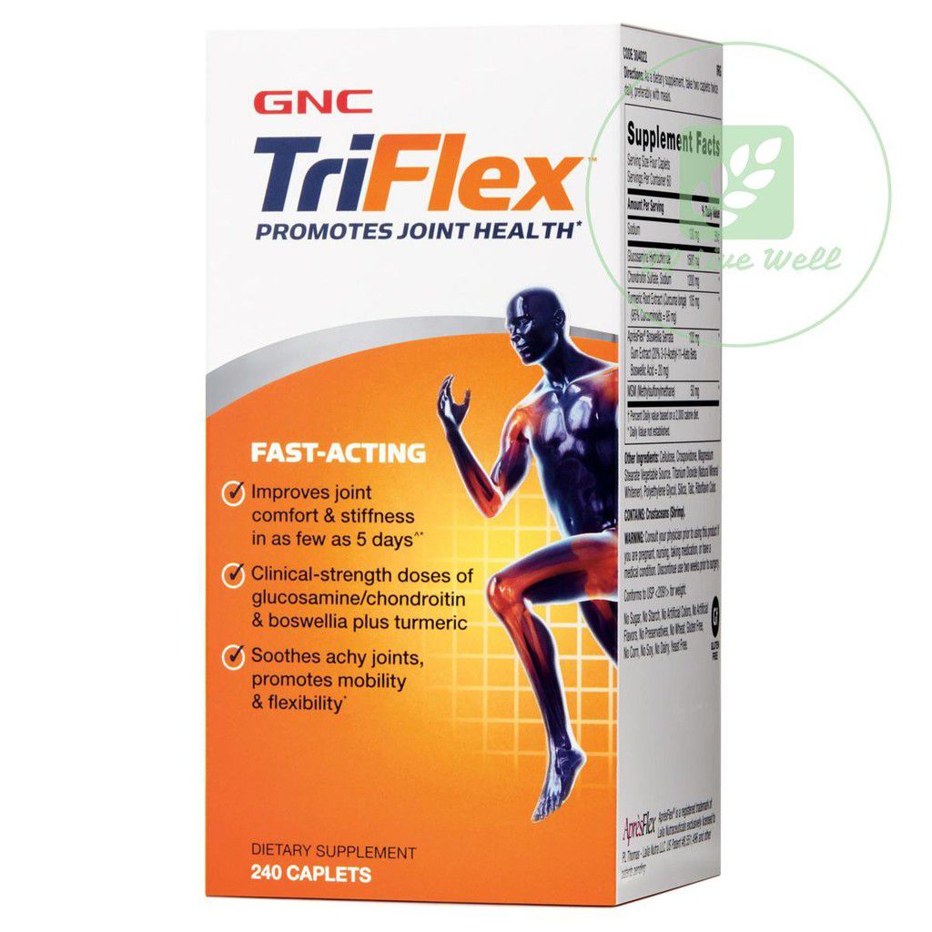 TRIFLEX GNC FAST-ACTING 240 CAPLETS -SAÚDE DAS JUNTAS E ARTICULAÇÕES ...