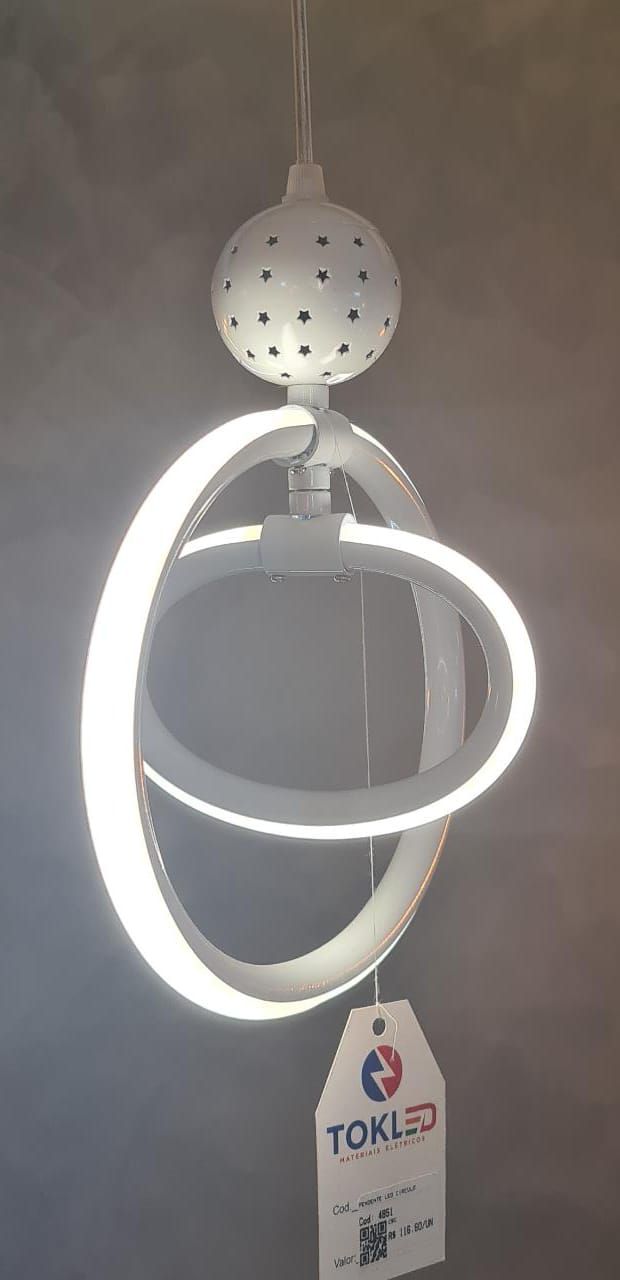 Pendente Led Circulo - Tokled Materiais Elétricos