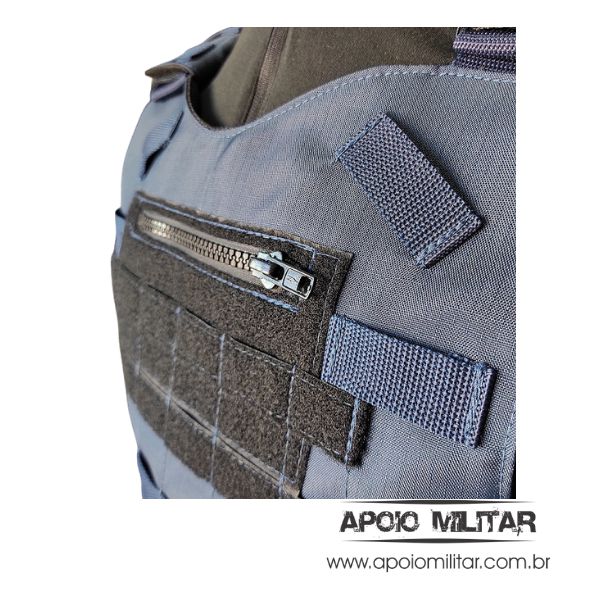 Colete Modular Combat Tático Azul - Loja Apoio Militar