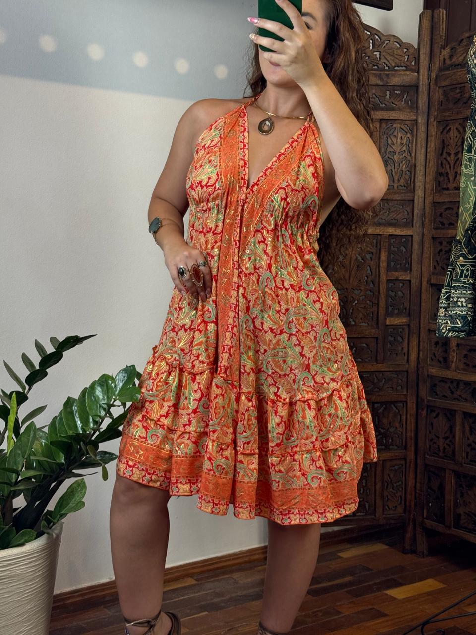 Vestido Indiano Berenice (bazar) - Bossa Nostra