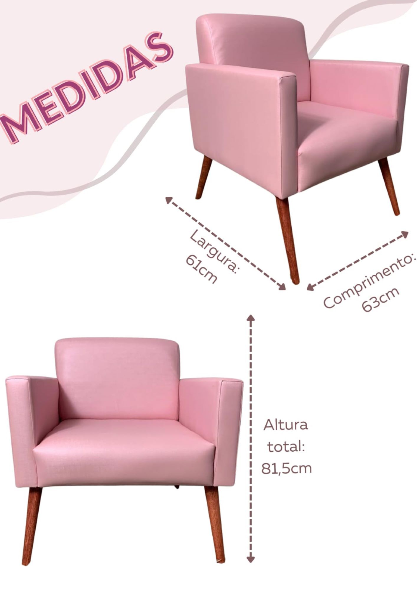 Poltrona Sofia Factor - Virtude Móveis